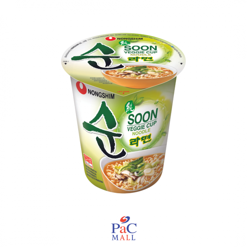 "Nongshim Cup Ramyun con Verdure 67g - Soon Cup 순컵 - Noodle Coreani ...